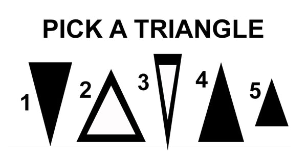 Pick A Triangle To Reveal Your True Personality - David Wolfe Shop