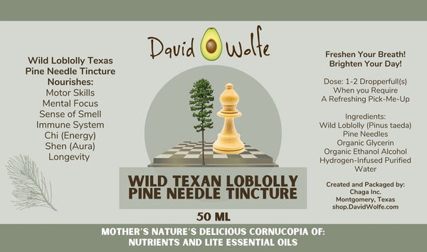 Texas Loblolly Pine Needle Tincture - David Wolfe Shop